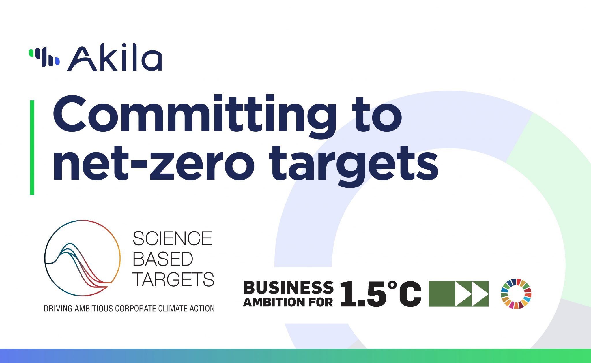 Akila commits to SBTi Net-Zero Standard, joins Business Ambition for 1. ... Akila commits to SBTi Net-Zero Standard, joins Business Ambition for 1. ...